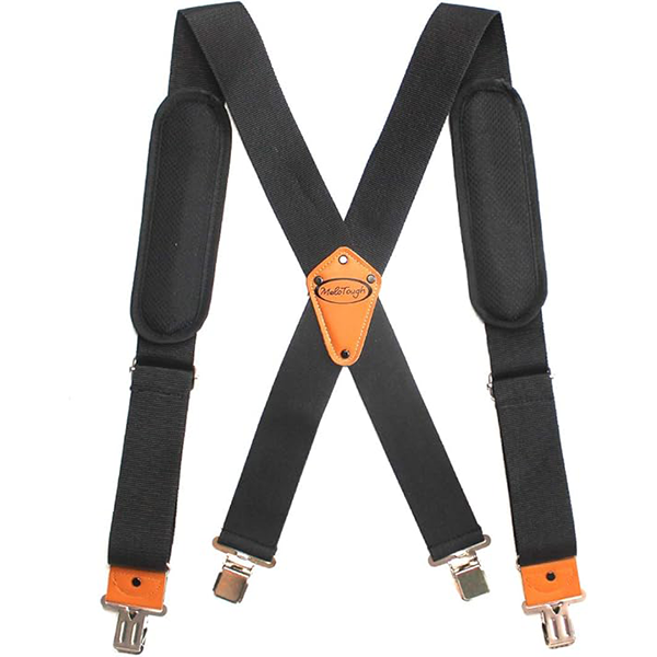 【SW003-Black】MELOTOUGH Tool Belt Suspenders Work Belt Suspenders for H ...
